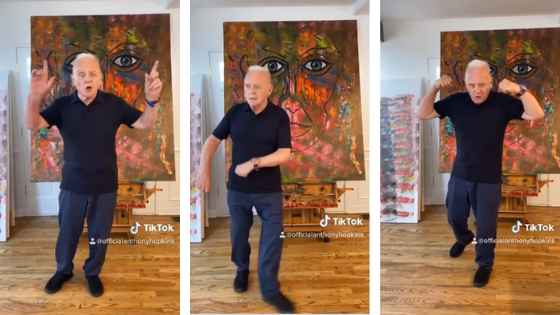 Anthony Hopkins se estrenó en Tik Tok a sus 82 años y retó a dos ...