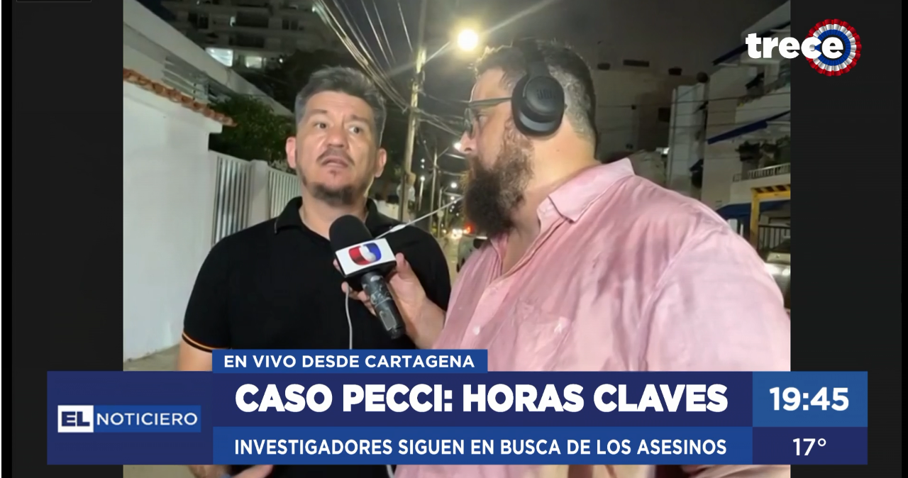 No descartan que asesinos de Pecci continúen en Colombia - trece